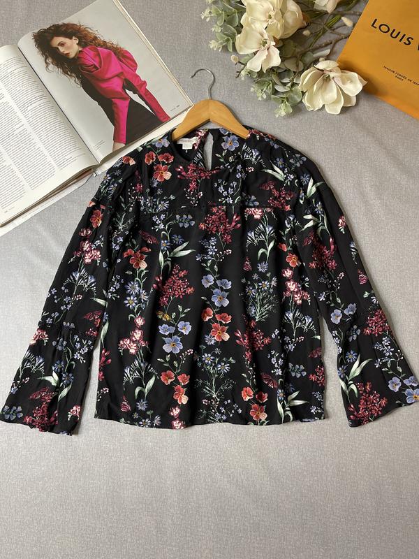 Блузка в принт — ціна 285 грн у каталозі Блузи Купити жіночі речі за доступною ціною на Шафі