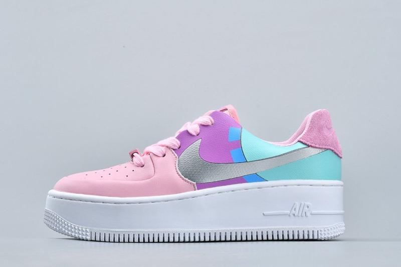 Кроссовки женские nike air force 1 sage low lx, розовые (найк аир форс ...