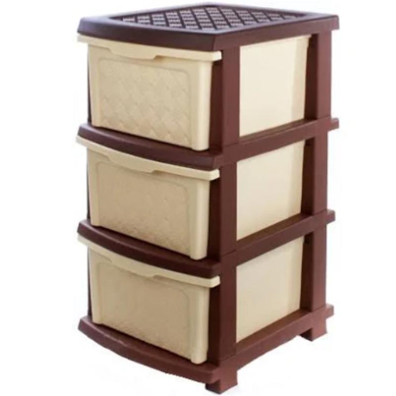 Комод пластиковий r-plastic "компакт плюс" 3 яруси 66*40*34 см ...