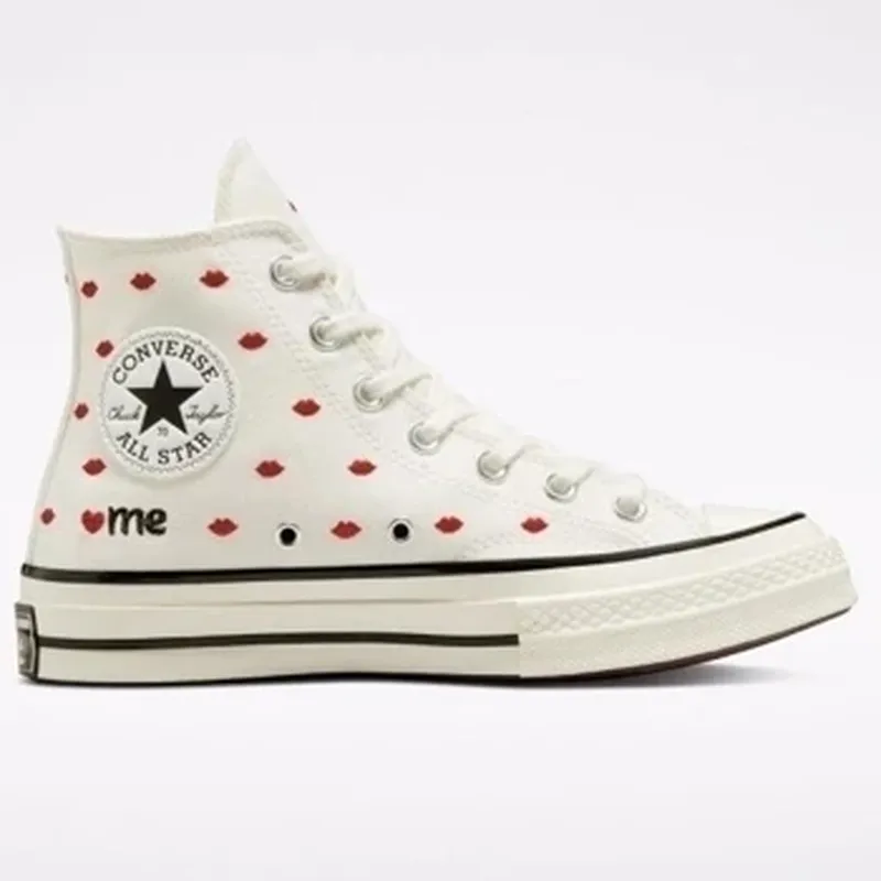 Кеди Converse Chuck 70 Embroidered Lips White — ціна 3300 грн у каталозі Кеди Купити жіночі речі