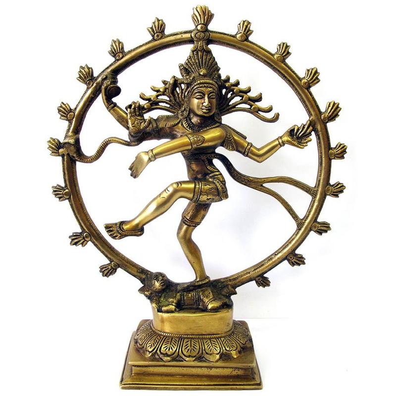 Статуетка шива танцюючий бронзовий 38 30 11 см 4200 г — ціна 4399 грн у каталозі Статуетки