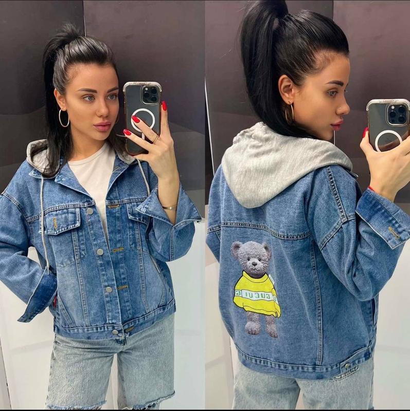 Джинсова куртка — ціна 740 грн у каталозі Куртки Купити жіночі речі за доступною ціною на Шафі