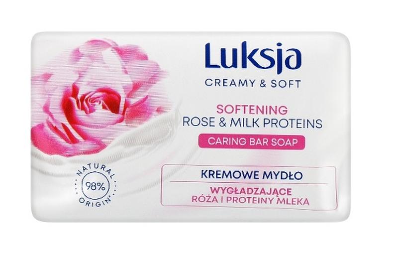 Смягчающее мыло luksia creamy & soft с розой и молочными протеинами ...