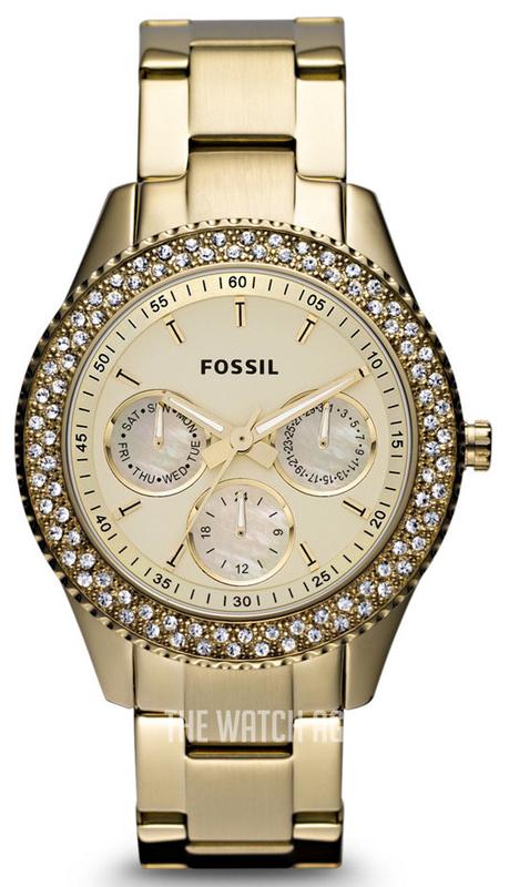 Fossil временами часы с кристаллами оригинал — цена 5500 грн в каталоге