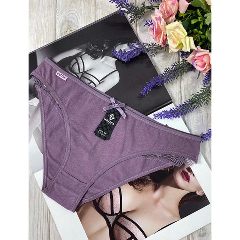 Жіночі трусики сліпі з мереживом anttifu 0701 - 1 шт — ціна 120 грн у каталозі Трусики Купити ...