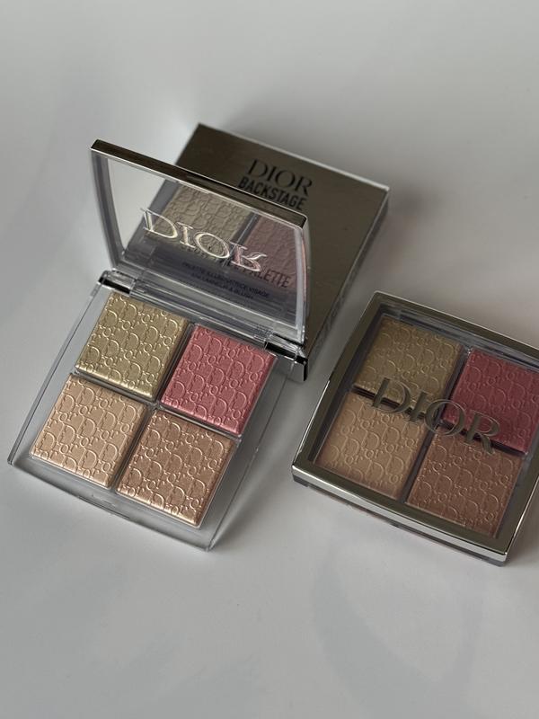 Dior backstage glow face palette highlight blush 004 палетка ...