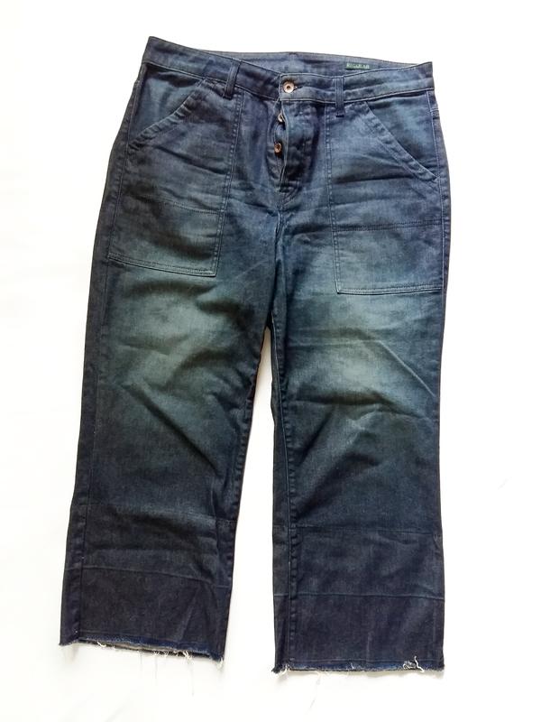 Сині джинсові кюлоти Benetton — ціна 320 грн у каталозі Джинси Купити жіночі речі за доступною