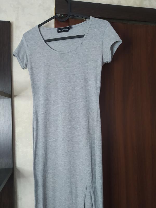 Довга класна сукня з розрізом — ціна 250 грн у каталозі Довгі сукні Купити жіночі речі за