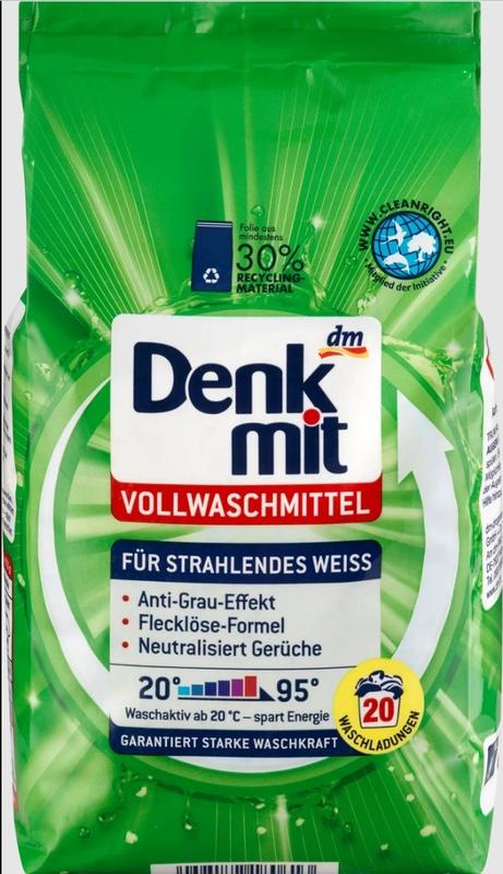 Порошок для белой стирки денк мит denk mit vollwaschmittel — цена 247 ...