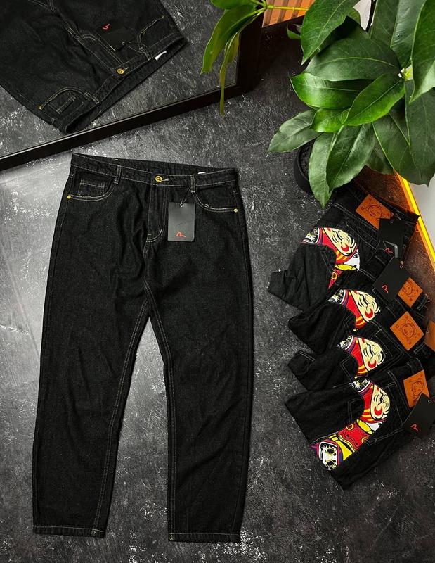 Джинси evisu / джинсы эвису / штаны evisu чорні — цена 2800 грн в ...