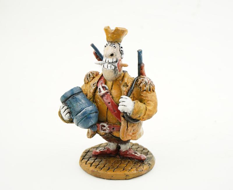 Статуетка капітан смоллетт острів скарбів статуетки героїв мультфільмів