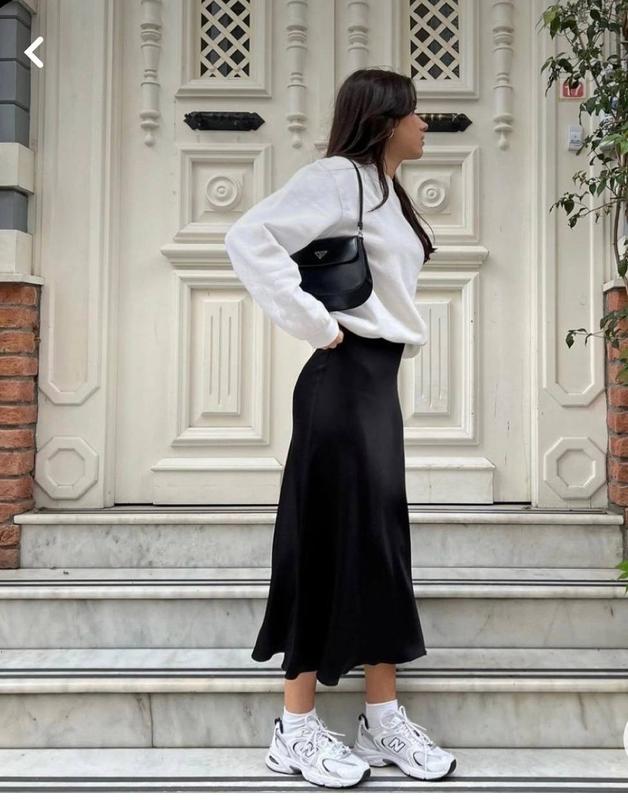 Шовкова спідниця — ціна 530 грн у каталозі Міді спідниці Купити жіночі речі за доступною ціною