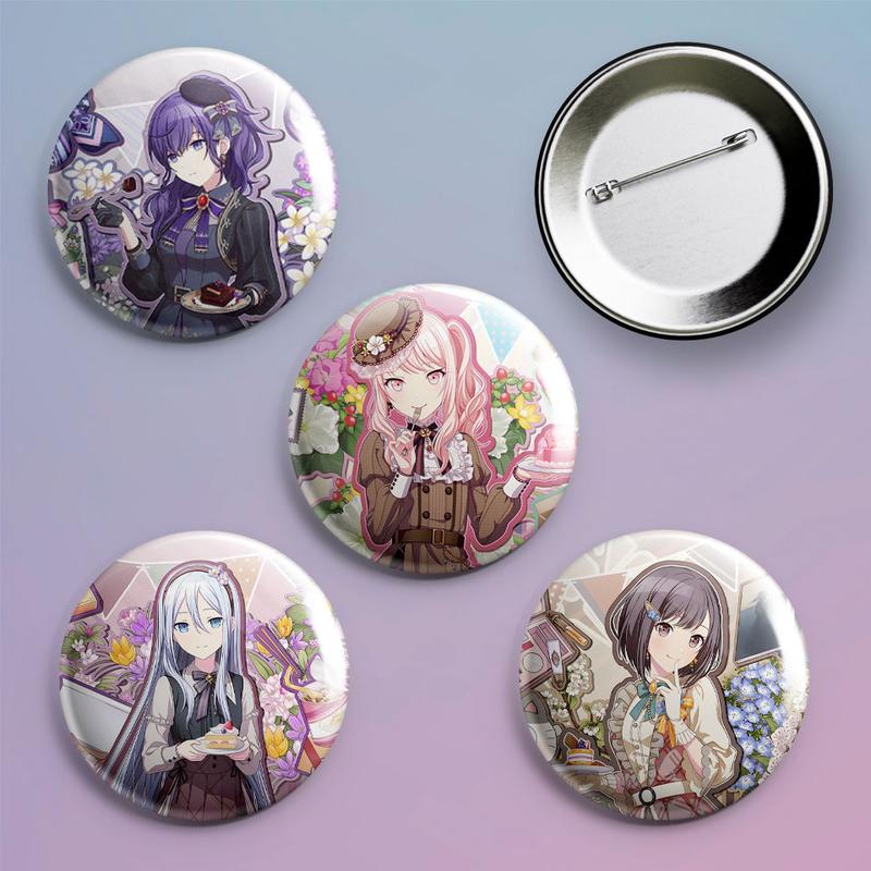 Закатні значки з принтом гри Project Sekai Colorful Stage Feat проект секай металеві на шпильці