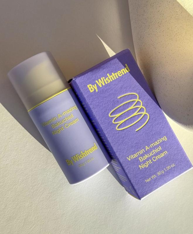 Ночной крем с ретиналом и бакучиолом by wishtrend vitamin a-mazing ...