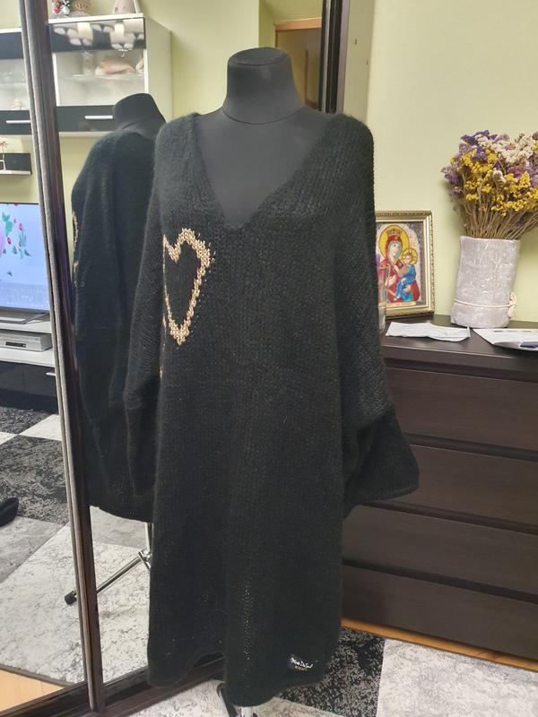 Вязана сукня туника італія — ціна 749 грн у каталозі Сукні міді Купити жіночі речі за доступною