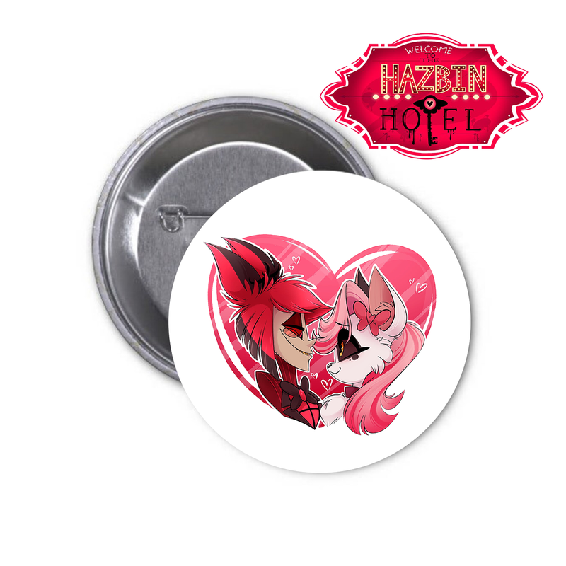 Значок Hazbin Hotel отель хазбин — цена 35 грн в каталоге Сувениры Купить товары для дома и быта