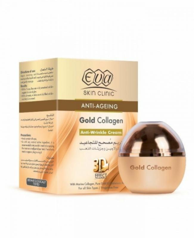 Eva gold collagen anti-ageing 3d-крем від зморшок єва голд колаген ...