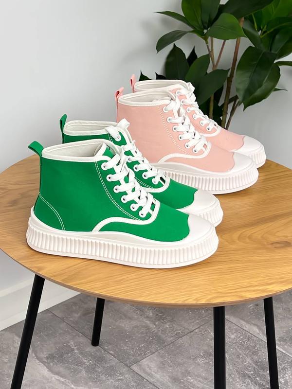 Високі текстильні кеди — ціна 699 грн у каталозі Кеди Купити жіночі речі за доступною ціною на