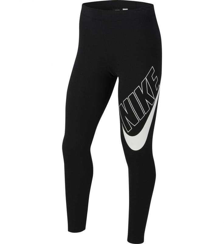 Лосины nike женские оригинал классные спортивные черные с логотипом ...