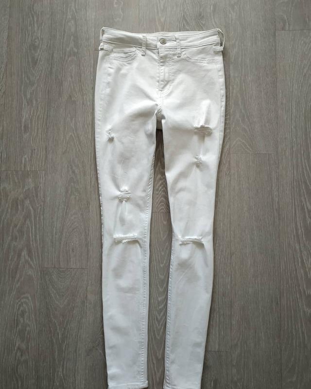 Джинси скінні білі — ціна 440 грн у каталозі Джинси Купити жіночі речі за доступною ціною на