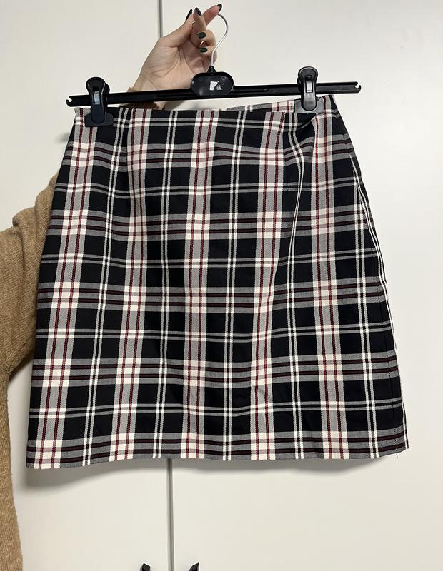 Спідниця в клітинку розмір м — ціна 195 грн у каталозі Міні спідниці Купити жіночі речі за