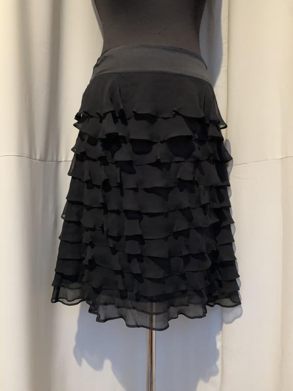 Спідниця готична з рюшами шифон — ціна 330 грн у каталозі Міді спідниці