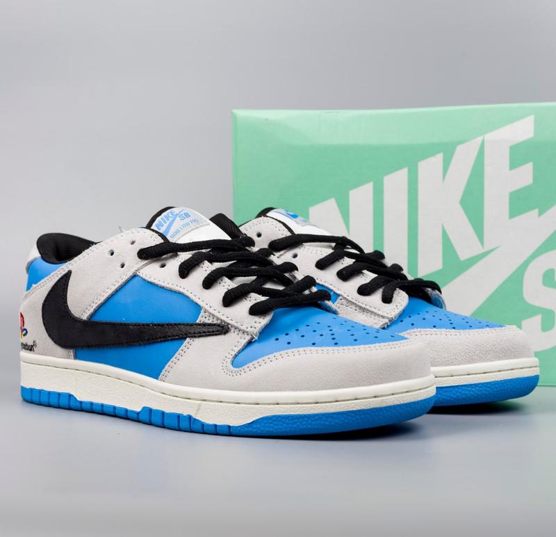 Nike sb dunk low x travis scott playstation blue — ціна 2150 грн у ...