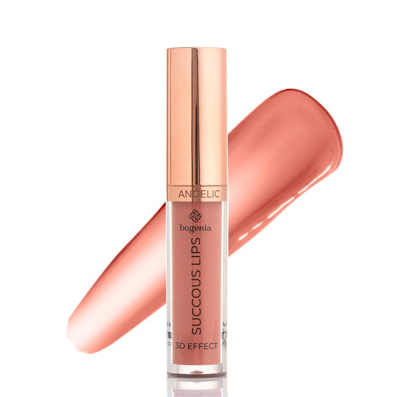 Bg711 помада рідка для губ succous lips angelic 3d effect bogenia, 003 ...