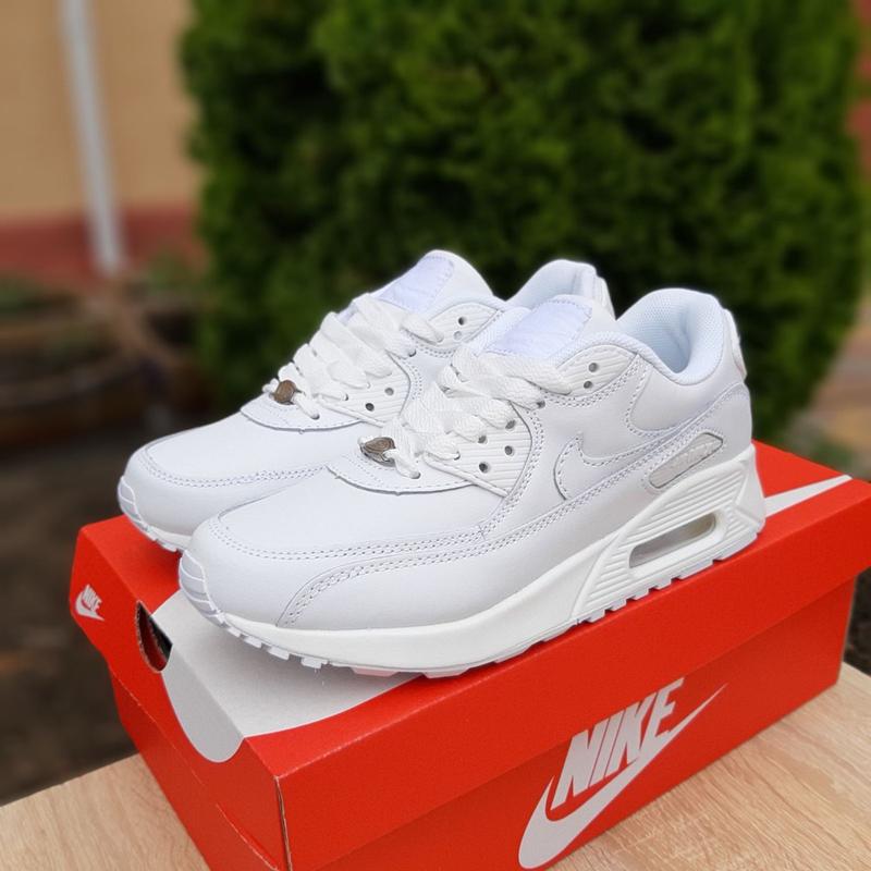 Nike air max 90 белые два балона 🆕 женские кроссовки найк 🆕 белый ...