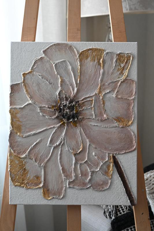 Текстурна акрилова картина «розквіт — ціна 1200 грн у каталозі Картини Купити товари для дому