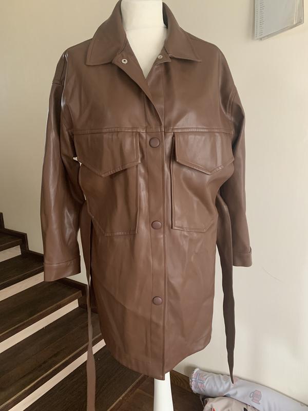 Шкіряна куртка — ціна 800 грн у каталозі Куртки Купити жіночі речі за