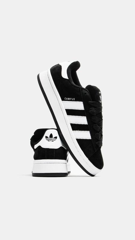 Женские кроссовки adidas campus 00s black / адидас кампус черные с ...