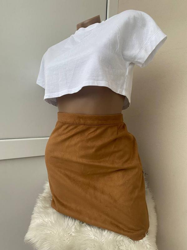 Красива спідничка під замш — ціна 70 грн у каталозі Міні спідниці Купити жіночі речі за