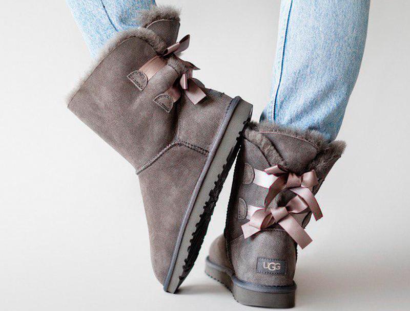 Ugg bailey bow gray — ціна 2250 грн у каталозі Чоботи Купити жіночі ...
