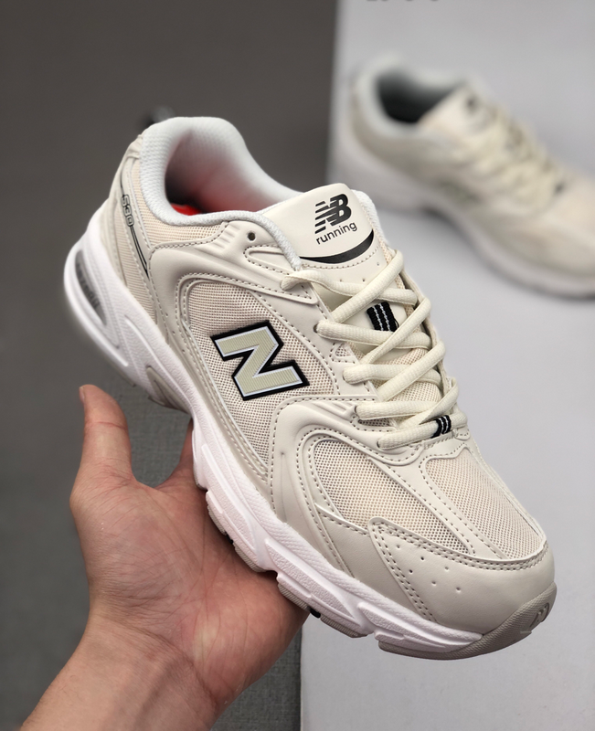 Кроссовки женские new balance 530 beige leather, бежевые (нью баланс ...