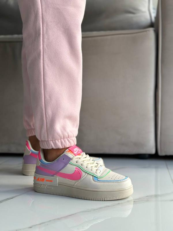 Жіночі кросівки у стилі nike air force 1 shadow neon pink — ціна 1870 ...