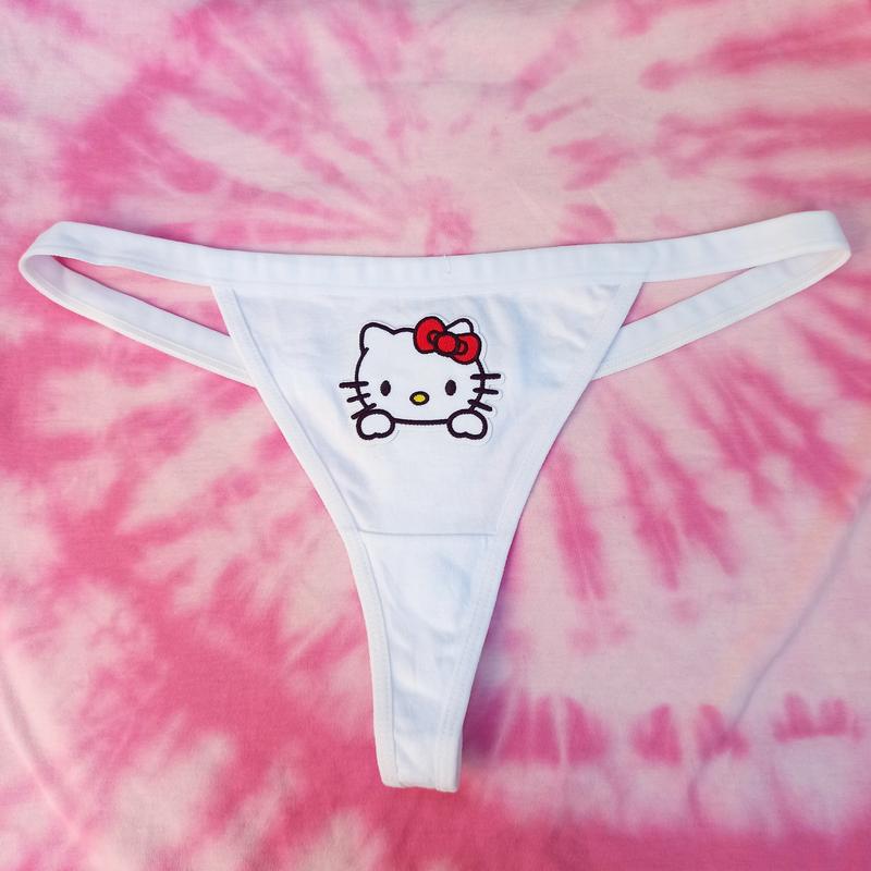Трусики стринги хлопок hello kitty хелло китти — цена 165 грн в ...