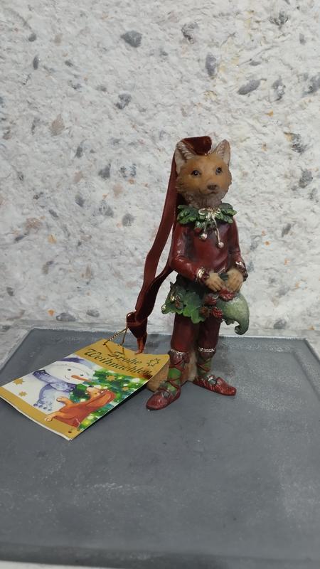 Різдвяний лис колекційна статуетка англія — ціна 400 грн у каталозі Статуетки Купити товари для