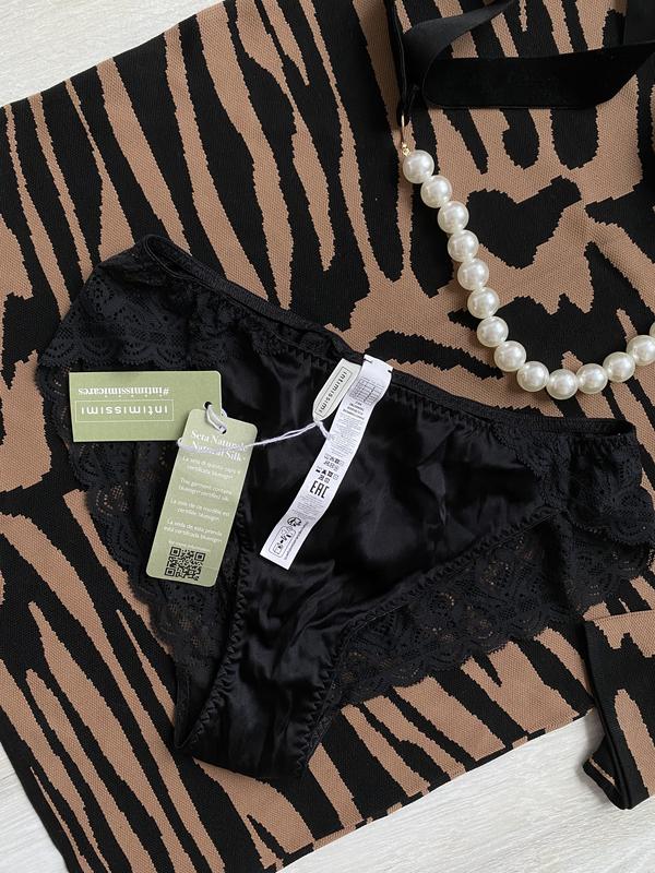 Шовкові трусики з мереживом intimissimi — ціна 550 грн у каталозі ...