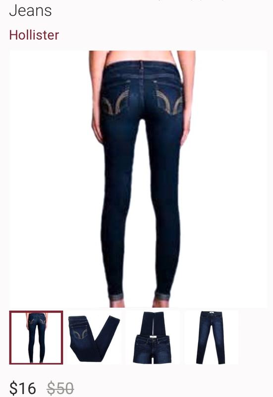 Jeans hollister super skinny store