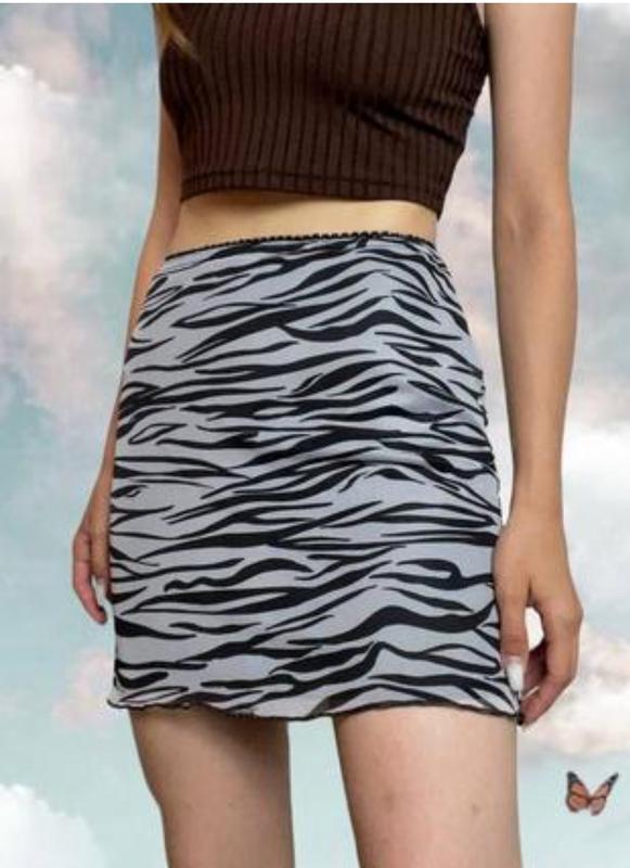 Нова трендова спідничка в тваринний принт — ціна 250 грн у каталозі Міні спідниці Купити жіночі