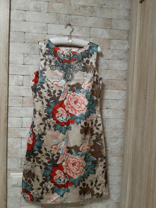 Шовкова сукня — ціна 290 грн у каталозі Сукні міді Купити жіночі речі за доступною ціною на Шафі