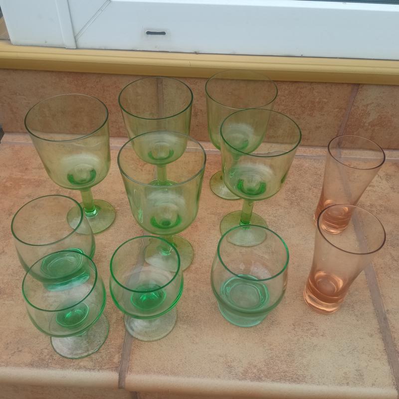 Продаи ретро рюмки фужеры цена за все 600 гривен — ціна 600 грн у