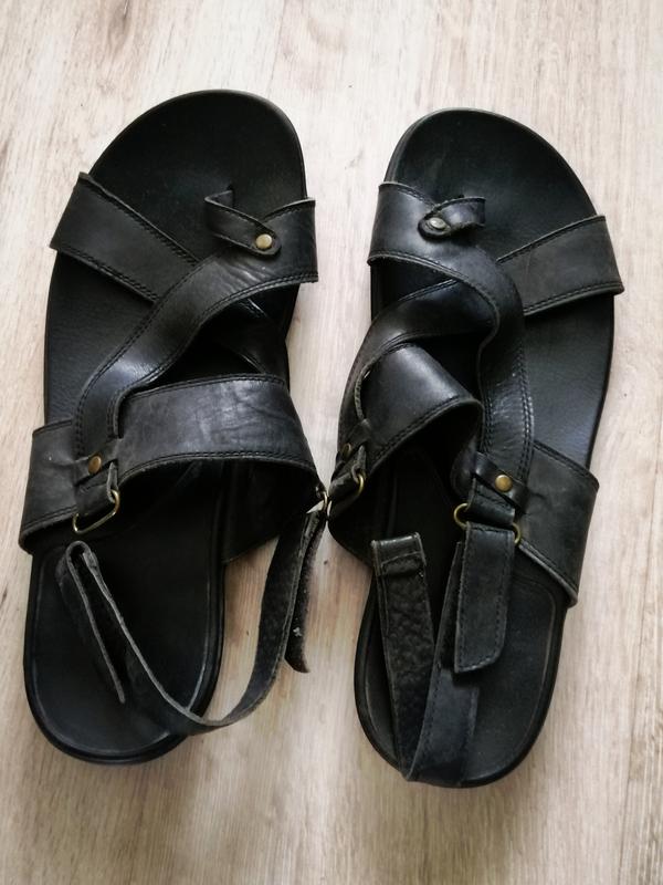 Шкіряні сандалі шльопанці — ціна 550 грн у каталозі Сандалії Купити чоловічі речі за доступною