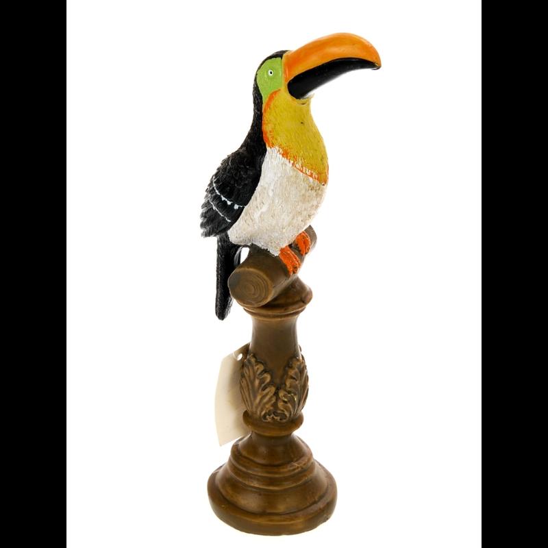 Декоративна статуетка тукан птиця декор фігурка для дому двору саду — ціна 175 грн у каталозі