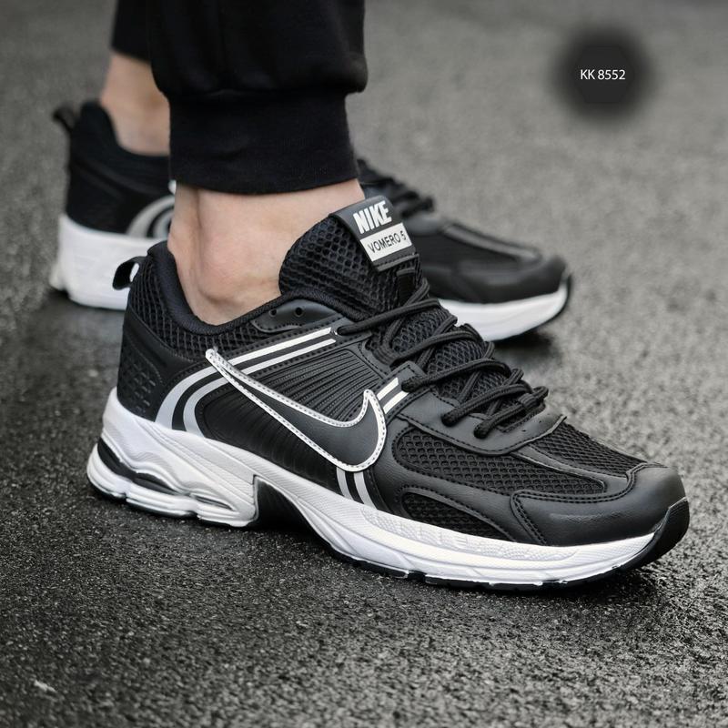 Чоловічі шкіряні, чорні, стильні та якісні кросівки nike. від 40 до 44 рр. 8552 кк ️новинка ️ ...