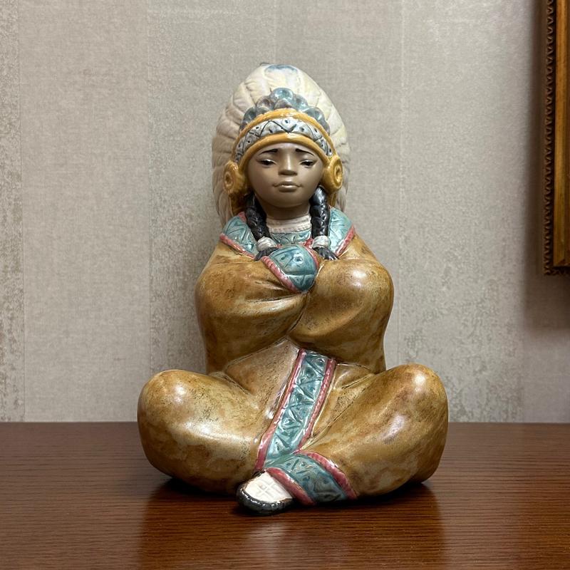 Фарфоровая статуэтка Lladro «маленький вождь — ціна 8800 грн у