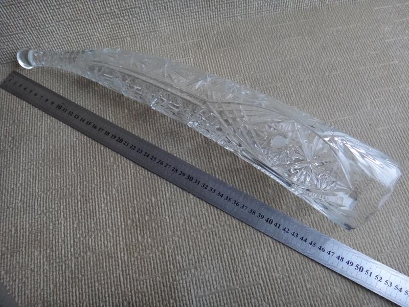 Ріг кришталевий срср 48см — ціна 350 грн у каталозі Келихи і фужери Купити товари для дому та