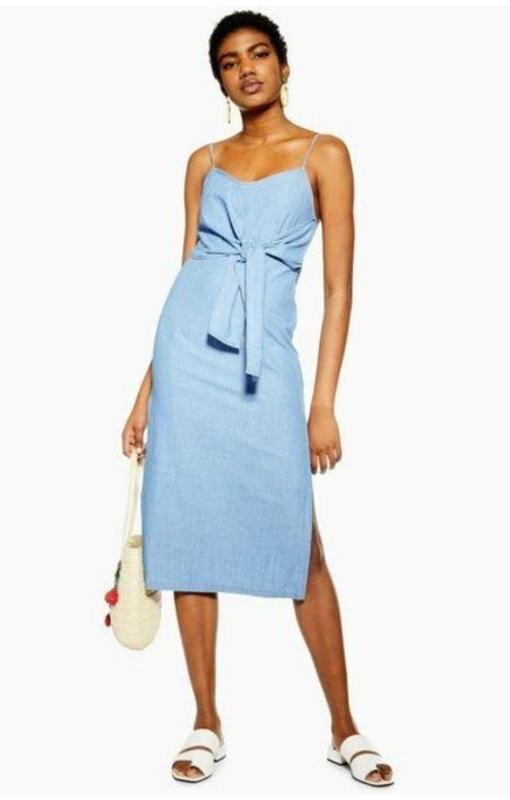 Платье женское стильное джинсовое — цена 450 грн в каталоге Платья миди Купить женские вещи по