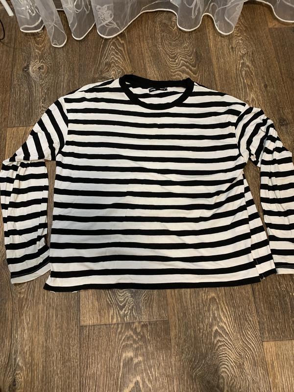 Лонг лонгслів у смужку — ціна 300 грн у каталозі Лонгсліви Купити жіночі речі за доступною ціною